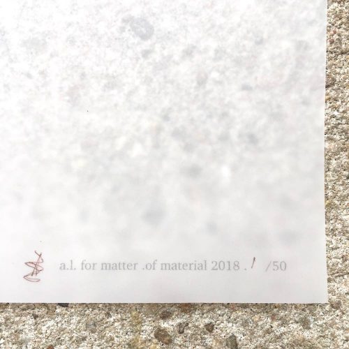 .graphite .art print - matter .of material